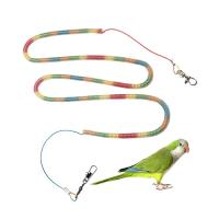 China Colorful Nylon Core Spring Parrot Flying Rope 2.3mm TPU Safety Lanyard 3-20m for sale