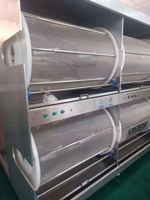 China 4 Section 290W Soft Capsule Tumbler Dryer with Rotating Cages 18-30rpm for sale