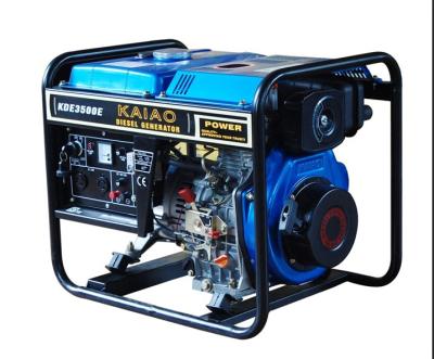 China Air-Cooled Engines Open Frame 3kw Diesel Generator With 12.5L Fuel Tank for sale