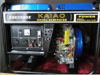 China Custom 3.75kva Open Frame Diesel Generators 3 Phase With Recoil Starter for sale