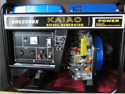 China Custom 3.75kva Open Frame Diesel Generators 3 Phase With Recoil Starter for sale