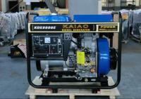 China 60hz 6kva 3600rpm Open Frame Diesel Generators Recoil Starter For Factory / Construction for sale
