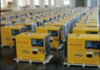 China Household Low Noise Diesel Generator Vertical Air Cooled CE ISO Certification for sale