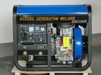 China 2.2kva 3600rmp Diesel Generator Welder , Motor Generator Welding Machine KDE6500EW for sale