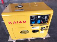 China Single Phase Key Start Silent Small Diesel Generators 2KW - 10KW AC KDE6500T for sale