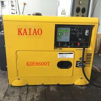 China KDE8600T Four Wheels Compact Diesel Generator Industrial 3600 Rpm Engine Speed for sale