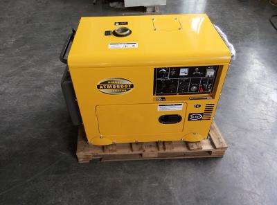 China 6000W AC Single Phase Double Voltage Small Diesel Generators 12 Months Warranty for sale