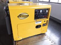 China 6000W AC Single Phase Double Voltage Small Diesel Generators 12 Months Warranty for sale