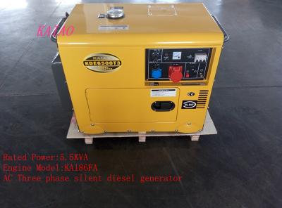 China 5KVA Small Diesel Standby Generators Residential , Low Noise Diesel Generator for sale