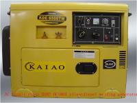 China 160A - 180A Super Quiet Small Diesel Generators 2KW Electric Start / Hand Start System for sale