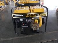 China 3KW AC Single Phase Open Frame Diesel Generators Hand Start System For Industrial for sale