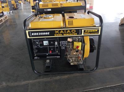 China 3KW AC Single Phase Open Frame Diesel Generators Hand Start System For Industrial for sale