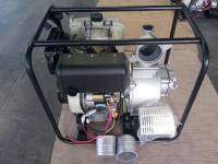 China Portable 4 Inch Diesel Driven Water Pump With Electric Start And Hand Start System for sale