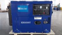 China 5W Air Cooled Silent Diesel Generator Unit AC Single Phase , 158Kg Weight for sale