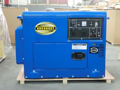 China Industrial Air Cooled Quiet Diesel Generator With 3000 / 3600 Rpm Engine Speed for sale