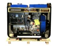 China Model KDE8600E KAIAO Brand 6kw Diesel Generator Set for sale