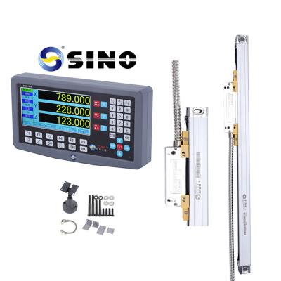 China SDS2-3VA-Dro High-Resolution Digital Readout Display And SINO Enclosed Grating Ruler In Various Metal Processing for sale