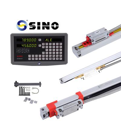 China SINO SDS6-2V DRO 2 Axis Digital Readout With Metal LED  Kits Two Linear Encoder Rulers For Milling Lathe Machine for sale