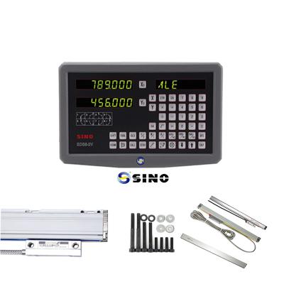 China SINO SDS6-2V Digital Readout Metal LED Digital Readout 2 Axis DRO Kits 60Hz For Milling Machine for sale