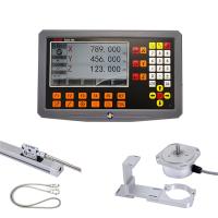 China SINO SDS2-3VA 3 Axis DRO Readout With Linear Encoder Scale For Lathe Milling Machines for sale