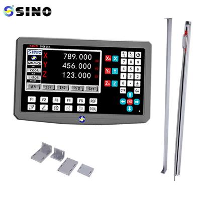 China Full Set Of SINO 3 Axis Dro Digital Readout Metal Case For Lathe Milling Machine KA-300 Linear Glass Scale for sale