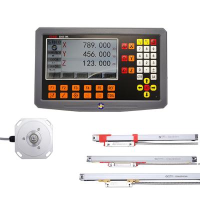 China SINO DRO SDS2-3VA 3 Axis Digital Readout With 5 Micron Linear Encoders For Lathe Milling Machine for sale