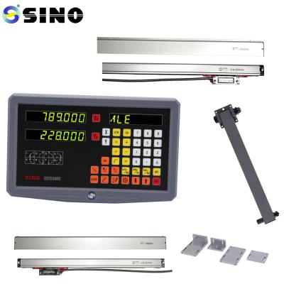 China TTL 2 Axis Digita Readout Test Instrument System SINO SDS 2MS DRO Kits Glass Linear Scale For Milling Lathe for sale