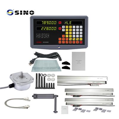 China SINO 2-Axis Lathe Digital Readout System SDS2MS AC 100-240V Multifunctional With Linear Scale For Lathe And Milling Machines for sale
