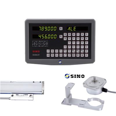 China SDS6-2V Two Axis SINO Digital Readout System DRO For Milling Lathe 50-60HZ for sale