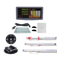 China SINO SDS2‑3MS 3‑Axis TTL‑Signal Digital Readout(DRO) Complete Glass Linear Encoder Scale Set for Milling Machine for sale