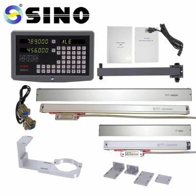 China Two Axes Manual DRO For Lathe Machine 1 Micron Linear Scales for sale