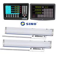 China Aluminum Alloy DRO Digital Linear Measuring Scale 2 Axis EIA422A Signal for sale