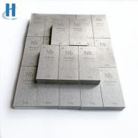 China Pure Niobium Cube Niobium Metal 99.99 Pure Niobium Lump Ingot For Industry for sale