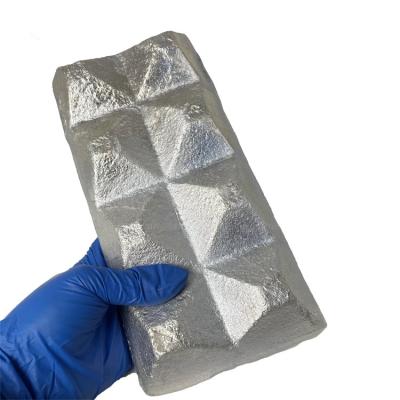 China AlLa5 AlLa10 AlLa20 AlLa30 Rare Earth Metals Aluminum Lanthanum Master Alloy Ingot AlLa Alloy for sale