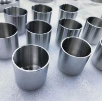 China Tantalum Alloy Parts Processing Plant Customized Bright Grey Tantalum Crucible For Melting Process Parts for sale