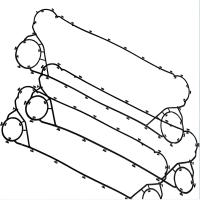 China 5S Standardized Process Vulcanization Process EPDM High Sealing Plate Heat Exchanger Gasket for sale