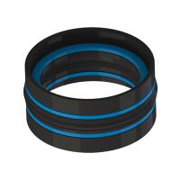 China DAS Piston Seal Double Acting Compact Piston Seal Wear Resistant for sale