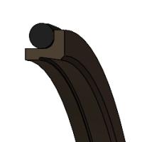China Hydraulic Scraper Seals , PTFE Wiper Seal For Hydraulic Cylinder for sale
