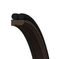 China PT1 Double Wiper Seal Low Friction PTFE Dust Wiper Seal High Stability for sale
