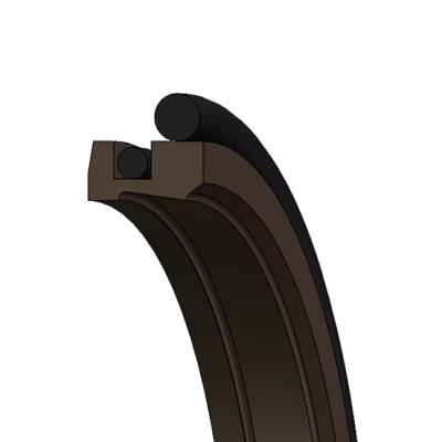 China Hydraulic Dust Wiper Seals Wear Resistant Double Wiper Merkel PT2 for sale