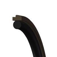 China Single Acting Hydraulic Buffer Seal Low Friction Teflon Stepseal 2K for sale