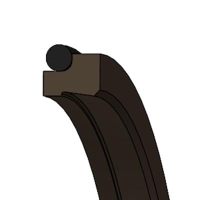 China Excluder Scraper PTFE Hydraulic Wiper Seals WE5 Low Friction Wiper Scraper Seal for sale