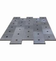 China High Frequency Ferrite Tile Absorber For Rf Shielding 100*100 Size rf shielding room emc anechoic chamber for sale