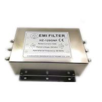 China Plug In 120A Intput 55kw Frequency Inverter EMI Filter 3 Phase emc anechoic chamber and rf shielded room for sale