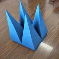 China Flexible Foam Sheet Broadband Microwave Absorber rf sheilding room emc chamber anechoic chamber for sale
