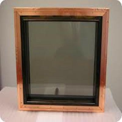 China 1-5mm Glass Rf Emi Shielding Window For Mri Shielding Room With Wire Mesh Inside emi for sale