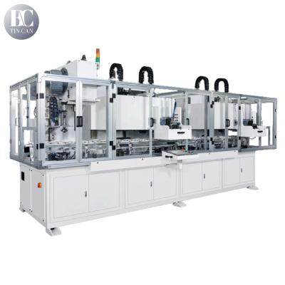 China Automatic 1gallon Food Oil Cans Making Machine 40cpm Rectangular Chemical Cans Integrated Machine for sale