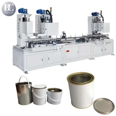 China Automatic 1Liter Car Paint Tin Can Making Machine 60cpm D108mm High Speed for sale