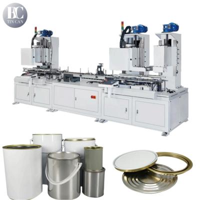China Wood Coating 1gallon Metal Tin Making Machine 40cpm D158 Components for sale