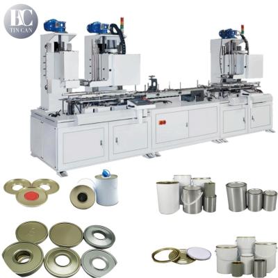 China Automated Can Production Line 45cpm Small Round Cans Chemical Tin Package D99 Top Cover And Bottom Available for sale